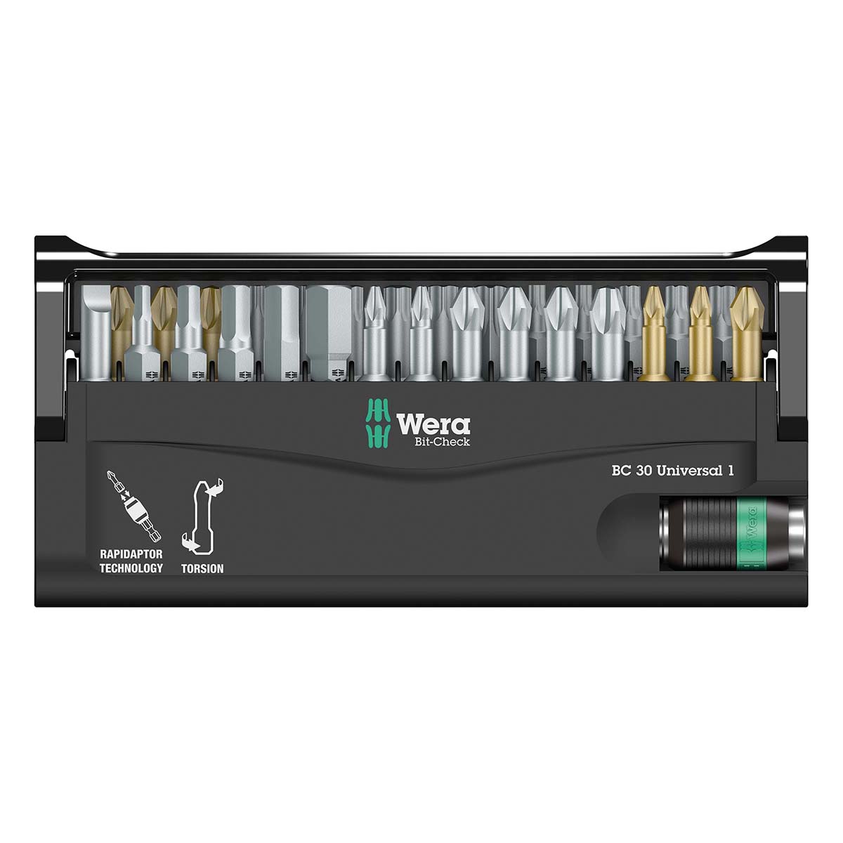 Wera Universal Rapidaptor Bit-Check (30-Piece) – The Wholesale House