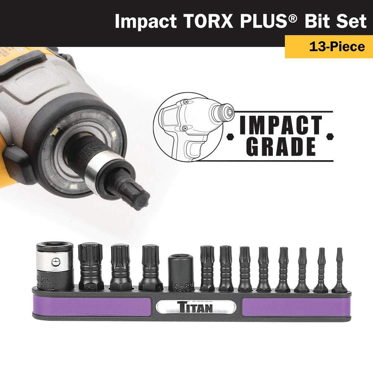 Titan Impact Torx Plus Bit Set (13-Piece) – The Wholesale House