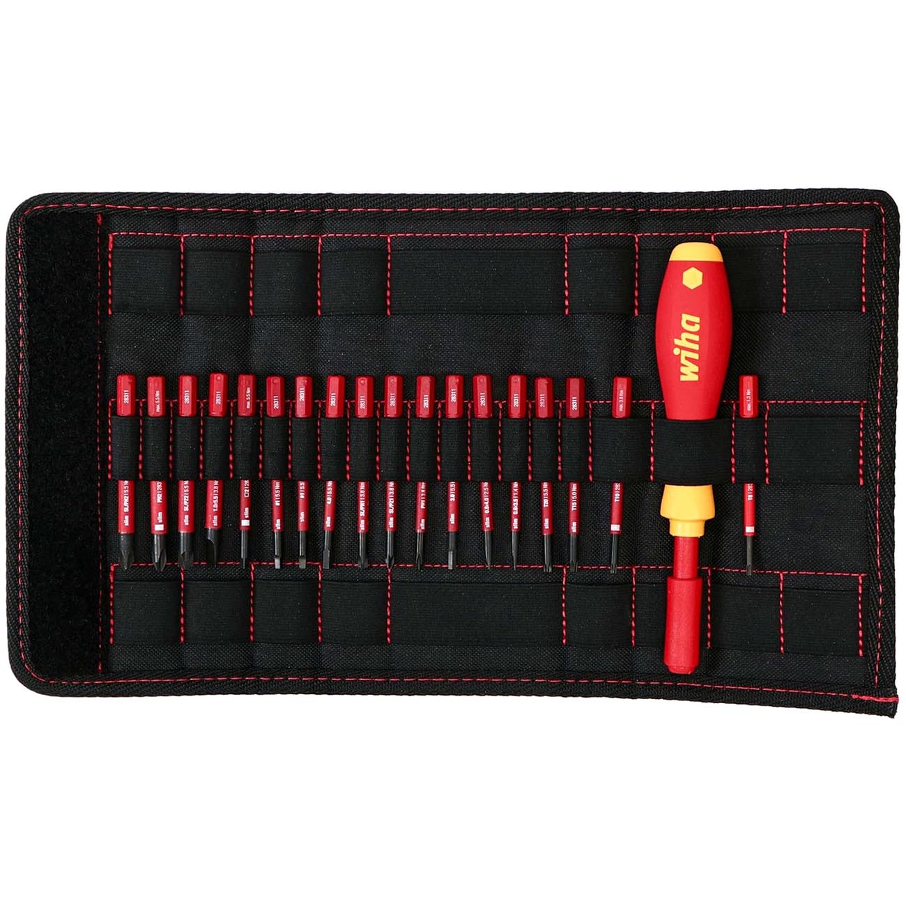 Wiha INSULATED SoftFinish SlimLine Interchangeable Blade Set (19 Piece ...