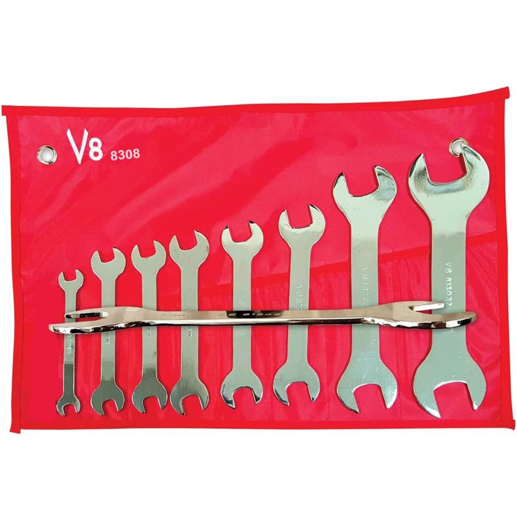 V8 Tools 8-Piece SAE Super Thin Wrench Set – The Wholesale House