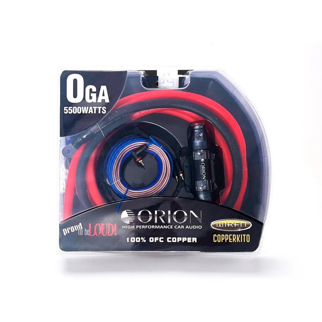 Orion XTR 0 Gauge Amplifier Wiring Kit, 100% OFC Copper – 5500 Watts ...