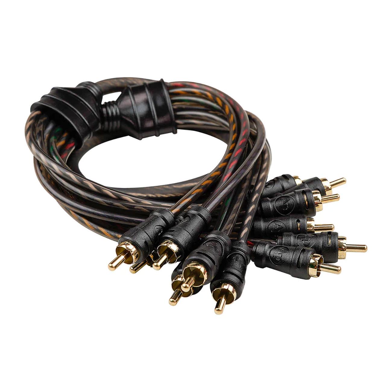 Audiopipe 6 Channel OFC RCA Interconnect Cable for Car / Motorcycle ...