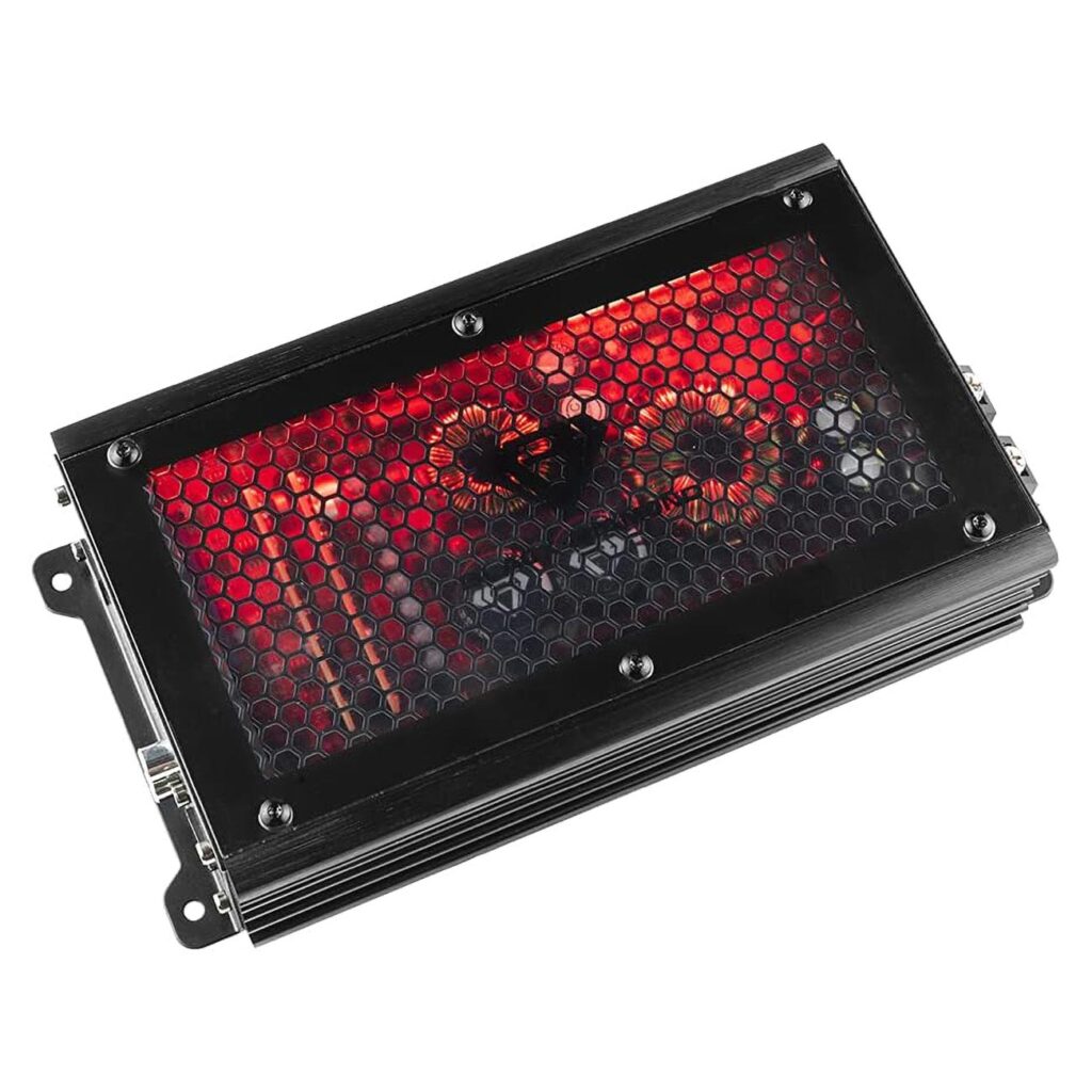 Black Diamond Monoblock Amplifier, 1800W Max with Acrylic Window with ...