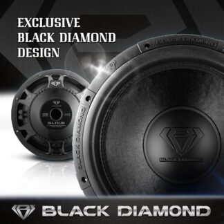 Black Diamond 15″ Woofer, 1000W RMS/2000W Max, Dual 2 Ohm Voice Coils ...