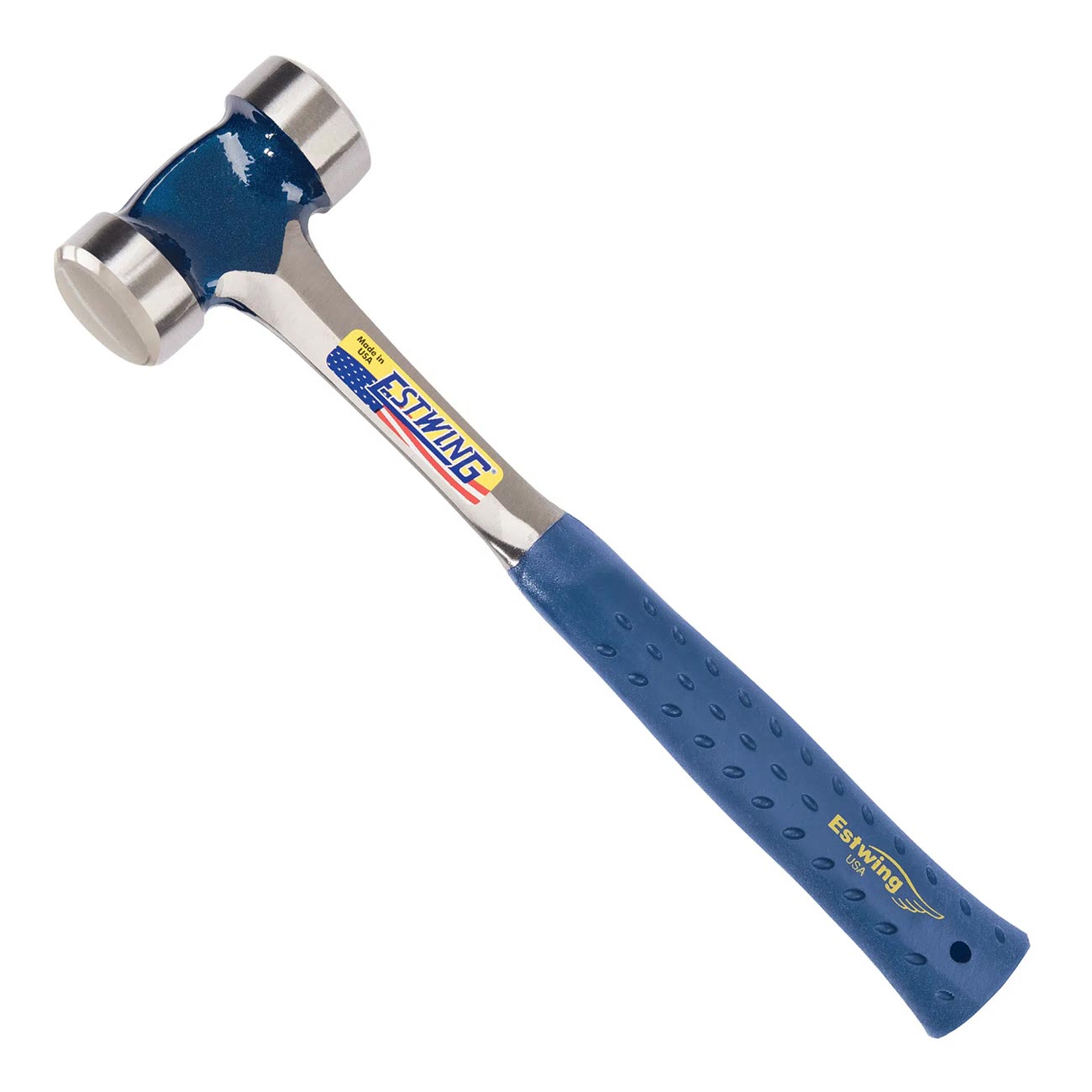 Estwing 40 oz. Smooth Face Lineman’s Hammer with Blue Shock Reduction ...