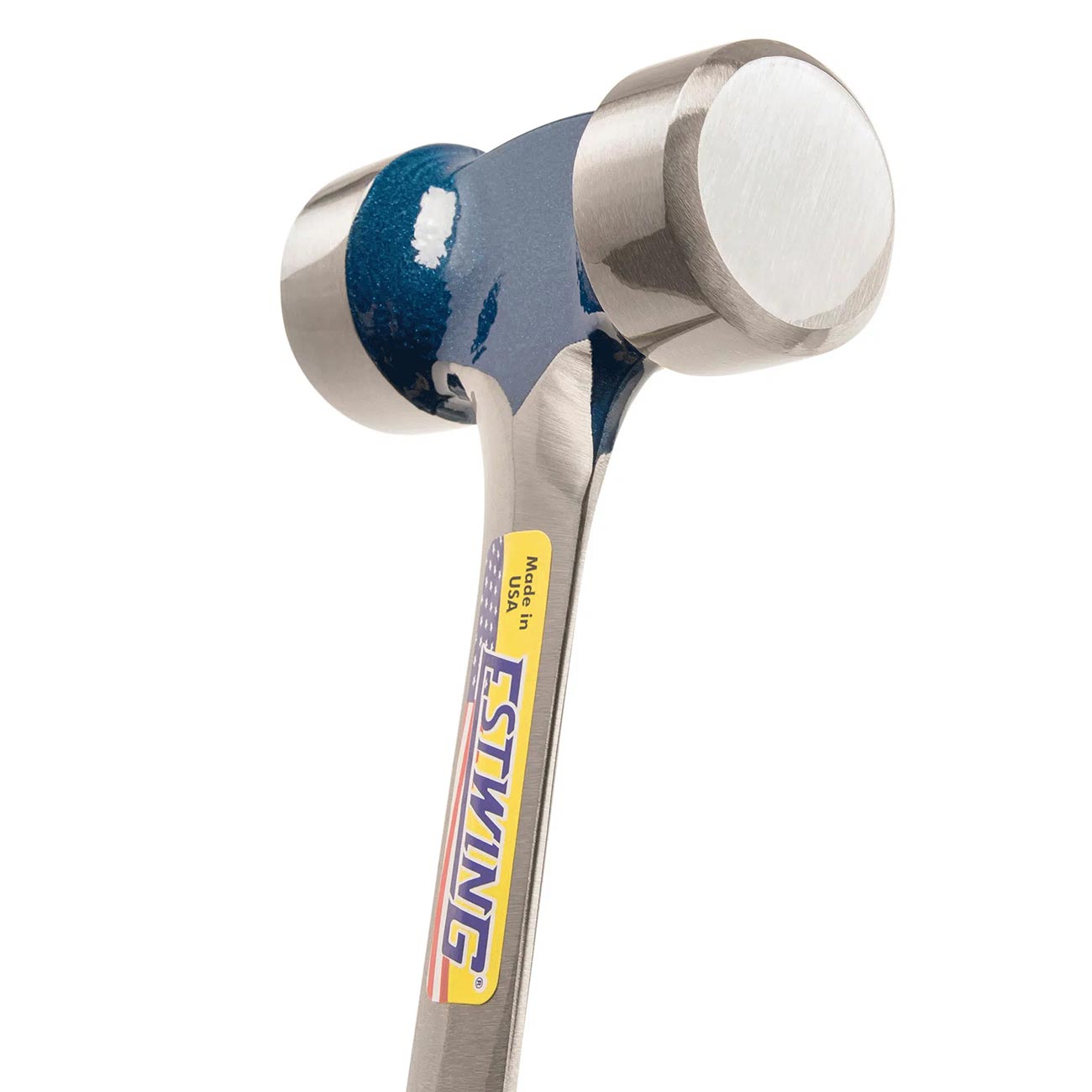Estwing 40 oz. Smooth Face Lineman’s Hammer with Blue Shock Reduction ...