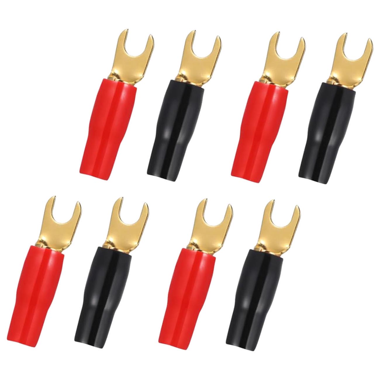Audiopipe Gold Plated Spade Terminals 8-Gauge (4 Pair) – The Wholesale ...