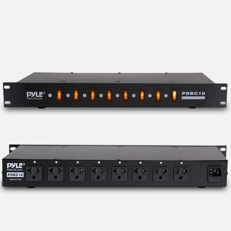 Pyle 8-Outlet Rack Mount Power Supply Center – The Wholesale House