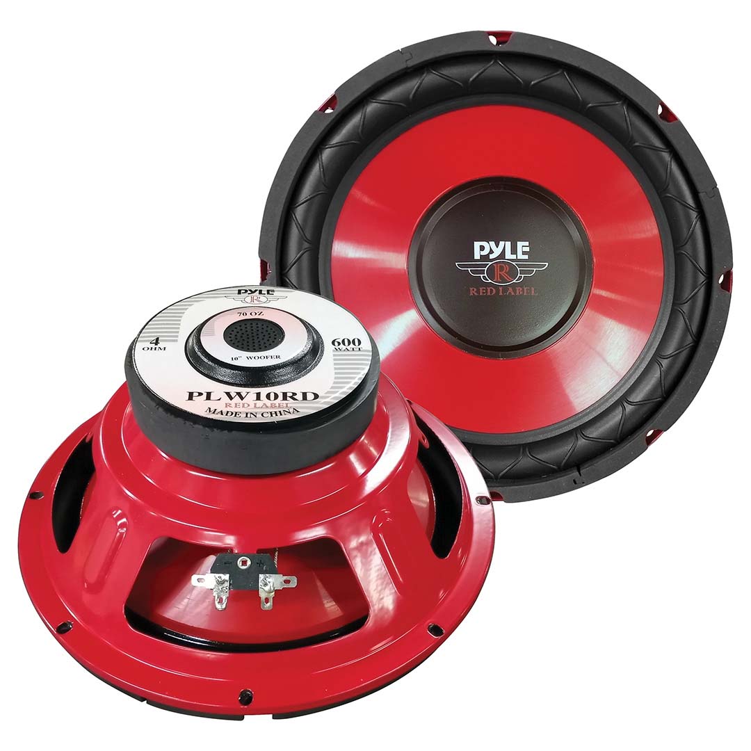 Pyle 10″ Woofer, 300W RMS/600W Max, Single 4 Ohm Voice Coil – The ...