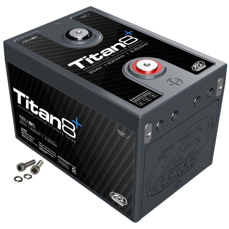 XS Power Titan 8 12 Volt Lithium Titanate Battery 2500 Watts / 20Ah ...