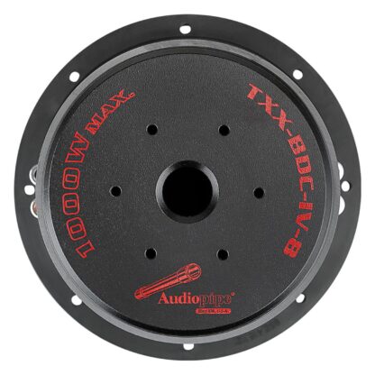 Audiopipe 8″ Quad Stack Woofer, 500W RMS/1000W Max, Dual 4 Ohm Voice ...