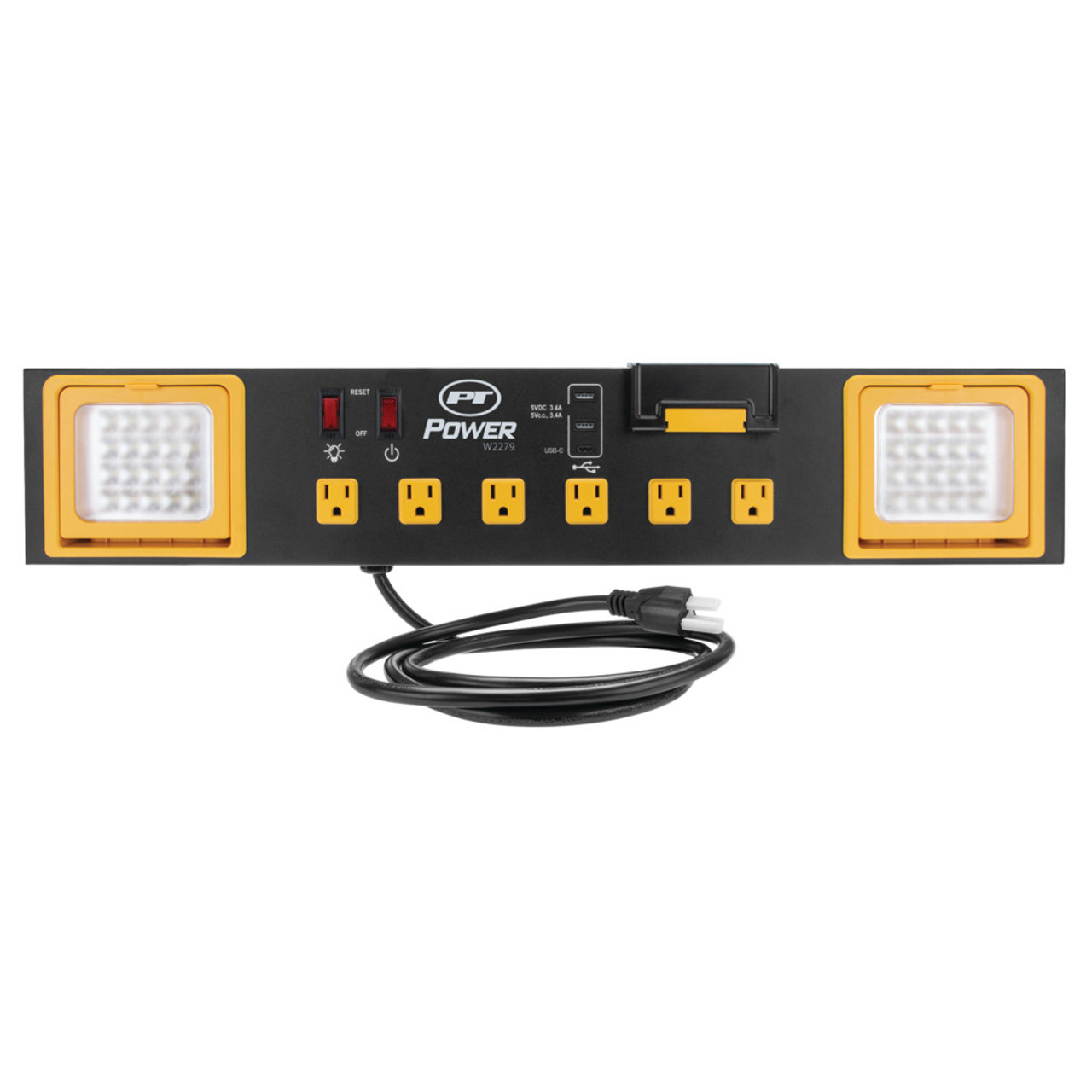 Performance Tool 120V Workbench Power Station with LED Worklights – The ...